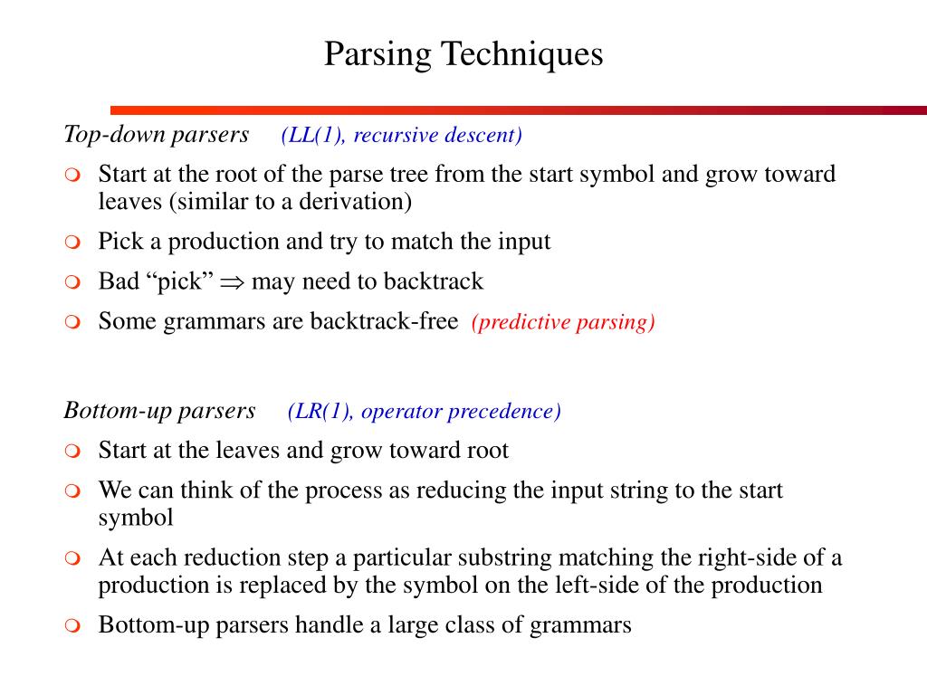 PPT - Bottom Up Parsing PowerPoint Presentation, free download - ID:4286883 PPT - Bottom Up Parsing PowerPoint Presentation, free download - ID:4286883