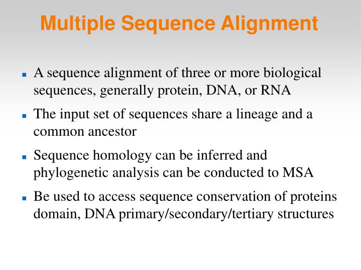 Ppt Multiple Sequence Alignment Powerpoint Presentation Id 4287388