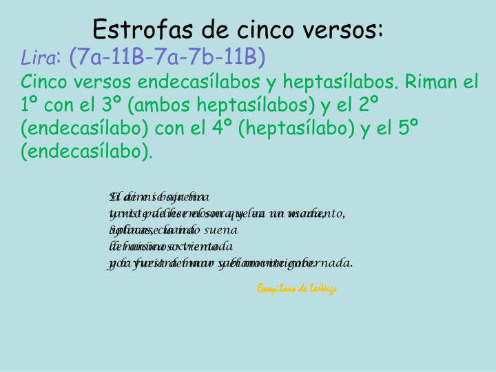 PPT - ESTROFAS Y POEMAS PowerPoint Presentation - ID:4287618