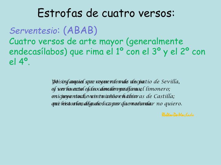 PPT - ESTROFAS Y POEMAS PowerPoint Presentation - ID:4287618