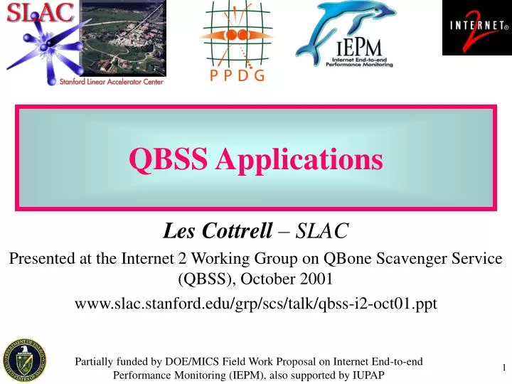 PPT - QBSS Applications PowerPoint Presentation, free download - ID:4287835