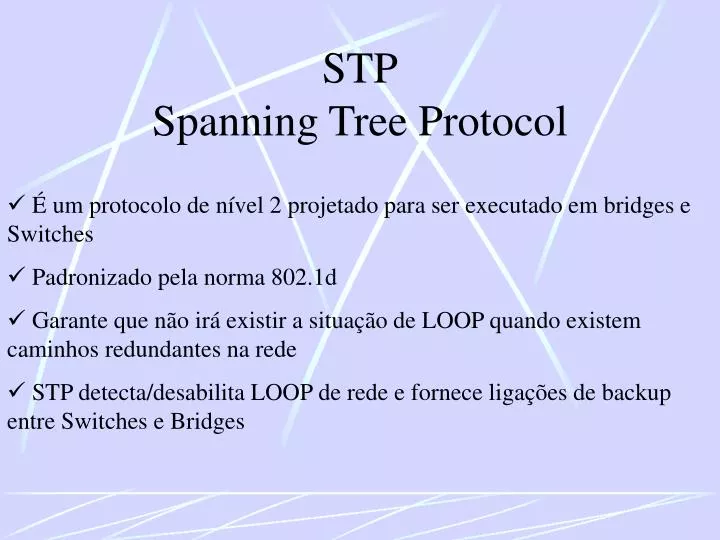 PPT - STP Spanning Tree Protocol PowerPoint Presentation, free download ... PPT - STP Spanning Tree Protocol PowerPoint Presentation, free download ...