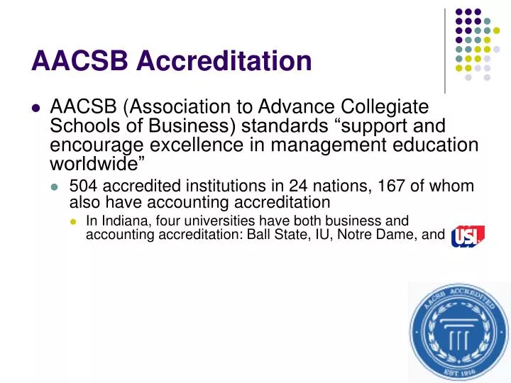 PPT - AACSB Accreditation PowerPoint Presentation, free download - ID ...