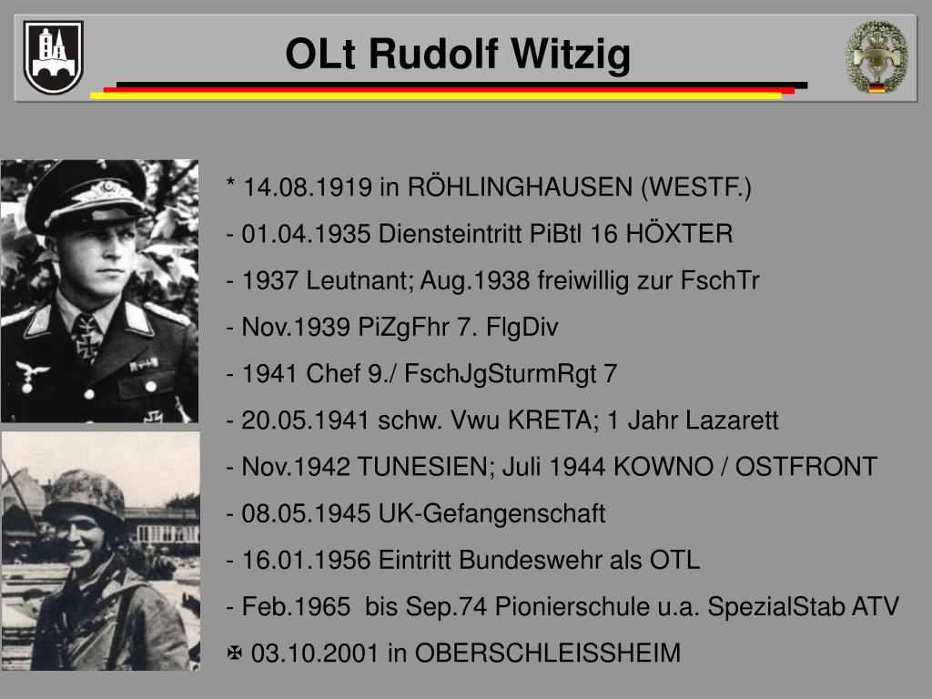 PPT - Geschichte und Tradition der Pioniertruppe PowerPoint ...