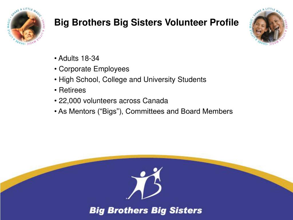 PPT - Big Brothers Big Sisters of Canada (BBBSC) PowerPoint ...