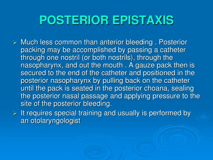 PPT - EPISTAXIS BY PowerPoint Presentation - ID:4291923