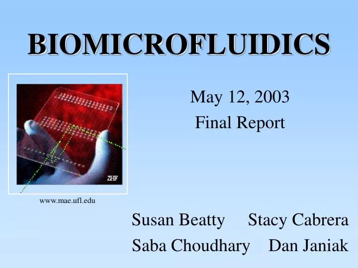 PPT - BIOMICROFLUIDICS PowerPoint Presentation, free download - ID:4291930