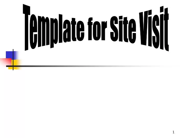 PPT - Template for Site Visit PowerPoint Presentation, free download ...