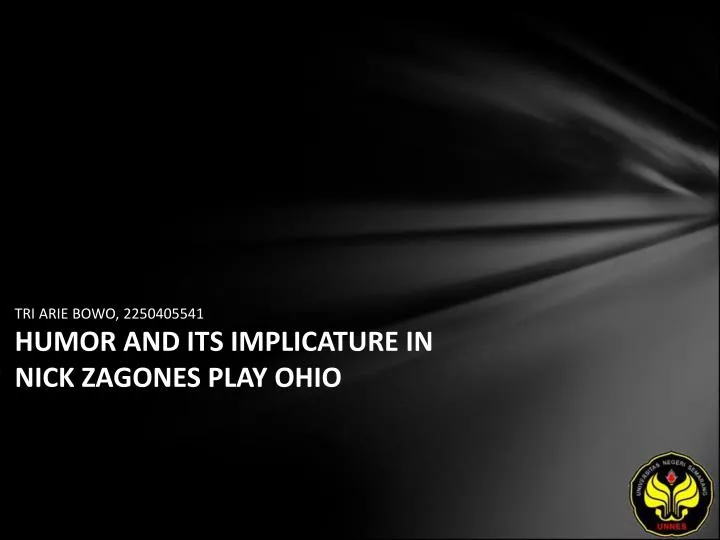 PPT - TRI ARIE BOWO, 2250405541 HUMOR AND ITS IMPLICATURE IN NICK ...