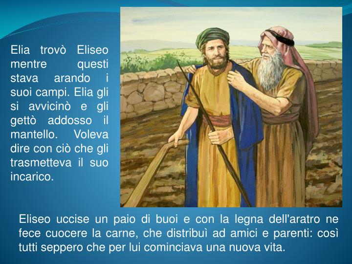 PPT - LA VITA DEL PROFETA ELIA PowerPoint Presentation - ID:4292608