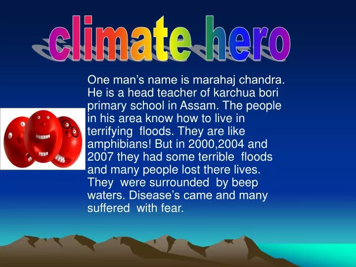 PPT - climate hero PowerPoint Presentation, free download - ID:4293118
