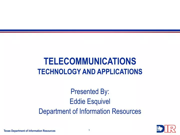 PPT - TELECOMMUNICATIONS PowerPoint Presentation, free download - ID ...