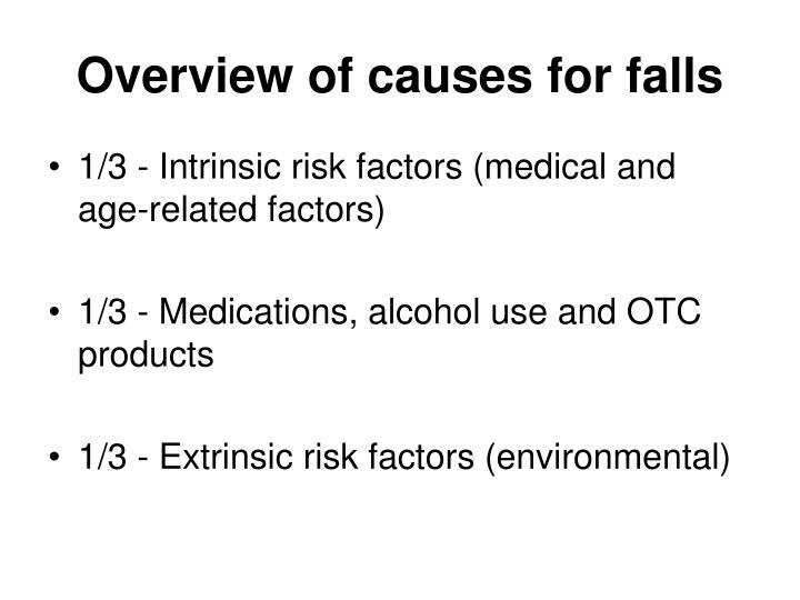 PPT - Falls, Gait and Balance Disorders in Older Adults: Assessment and ...