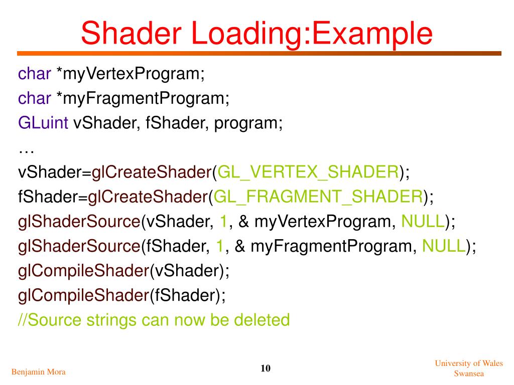Ppt Computer Graphics 3 Lecture 5 Opengl Shading Language Glsl Powerpoint Presentation Id