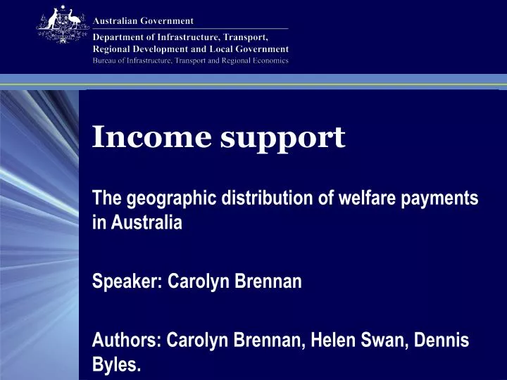 PPT - Income support PowerPoint Presentation, free download - ID:4298207