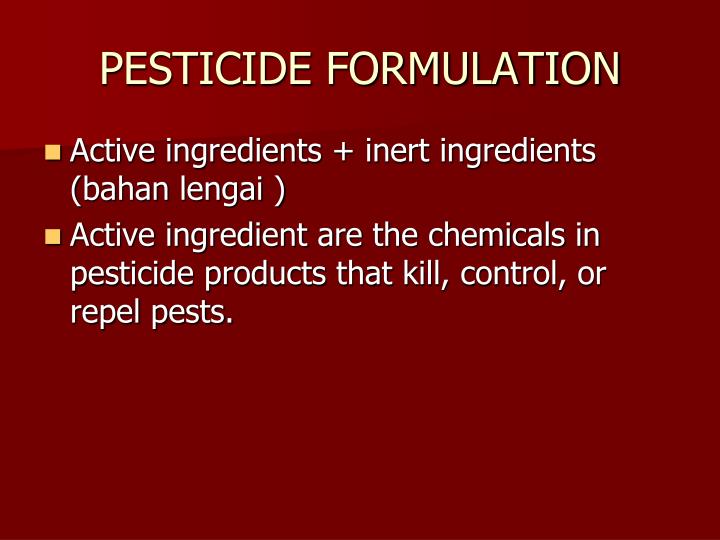 PPT - PESTICIDE PowerPoint Presentation - ID:4298779