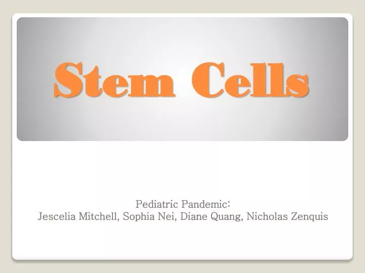 PPT - Stem Cells PowerPoint Presentation, free download - ID:4298964