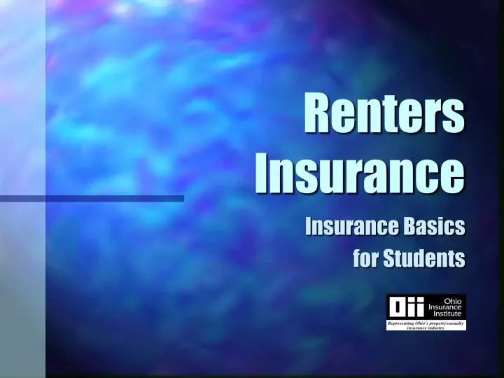 PPT - Renters Insurance PowerPoint Presentation, free download - ID:4299226