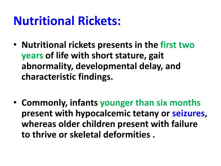 PPT - Rickets PowerPoint Presentation - ID:4299431