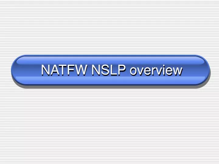 PPT - NATFW NSLP overview PowerPoint Presentation, free download - ID ...