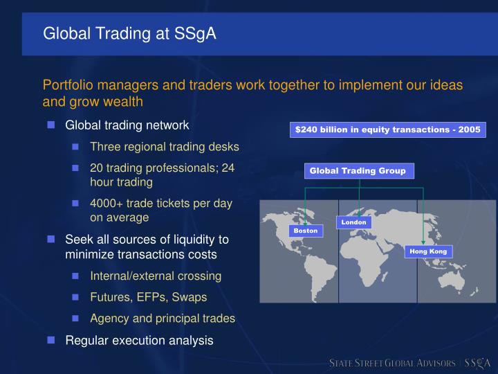 PPT - Global Trading at SSgA PowerPoint Presentation - ID:4300081