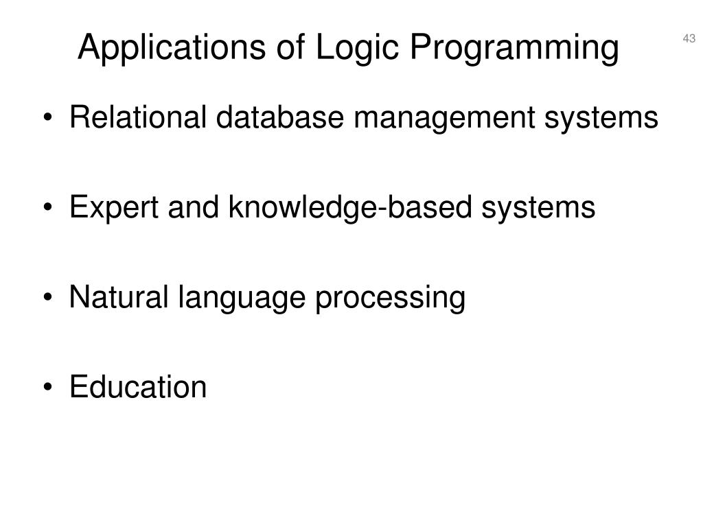 PPT - Logic Programming & Prolog PowerPoint Presentation, free download ... PPT - Logic Programming & Prolog PowerPoint Presentation, free download ...