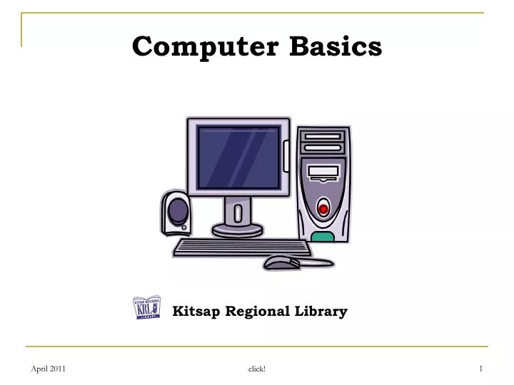 PPT - Computer Basics PowerPoint Presentation, free download - ID:4300903