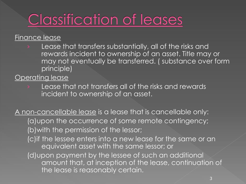 PPT - FINANCIAL LIABILITY: Accounting for Lease by the Lessee ...