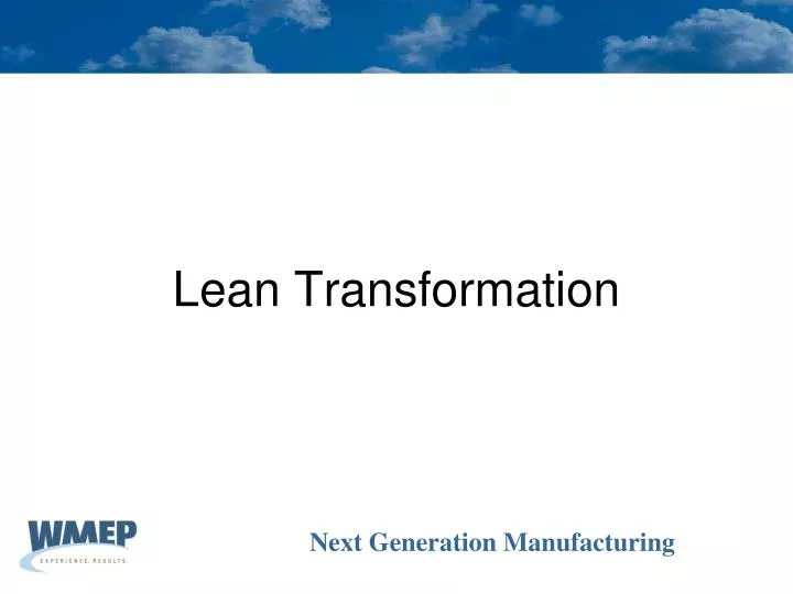 PPT - Lean Transformation PowerPoint Presentation, free download - ID ...