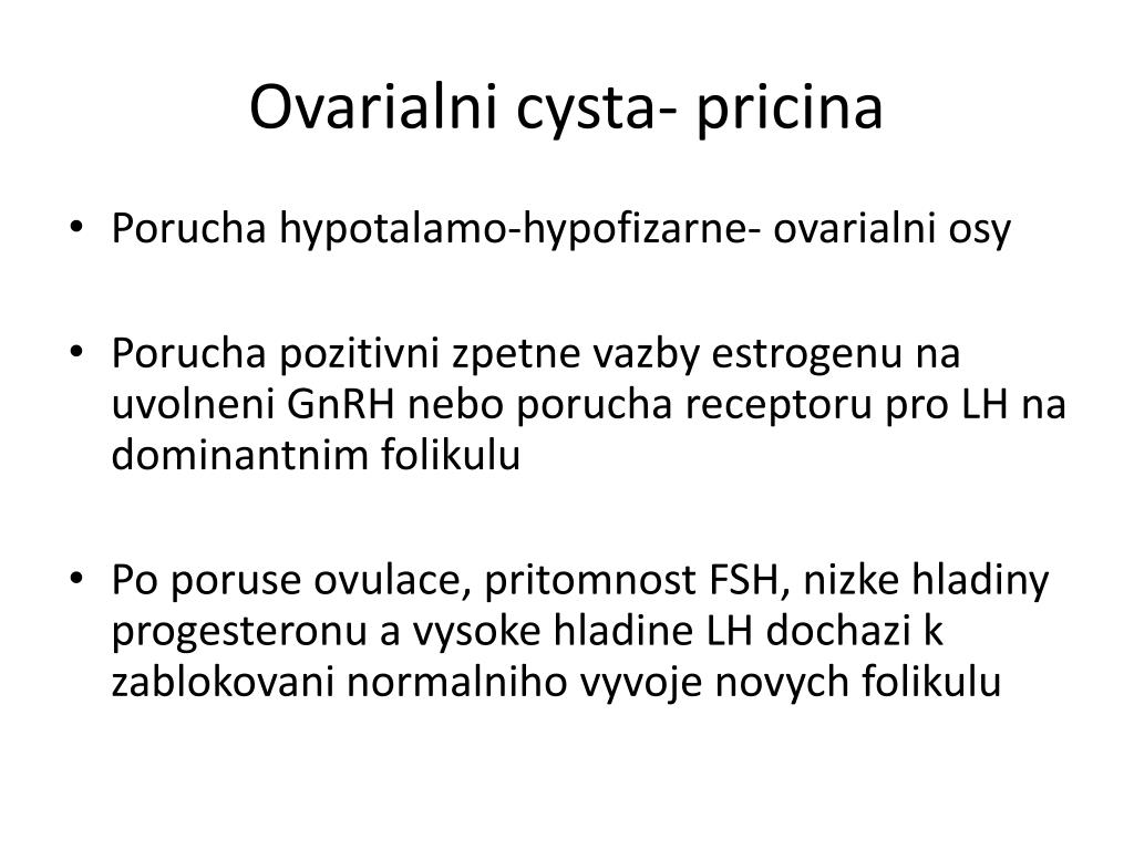 PPT - Cysticke onemocneni vajecniku (vliv v ýž ivy) PowerPoint ...