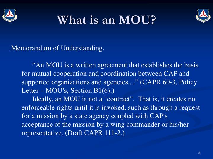 PPT - Memorandum of Understanding PowerPoint Presentation - ID:4305339