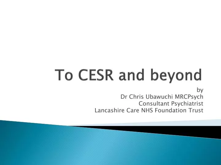PPT - To CESR and beyond PowerPoint Presentation, free download - ID ...