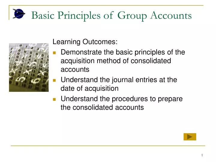 PPT - Basic Principles of Group Accounts PowerPoint Presentation, free ...
