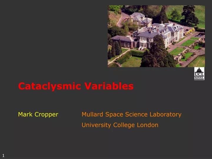 PPT - Cataclysmic Variables PowerPoint Presentation, free download - ID ...