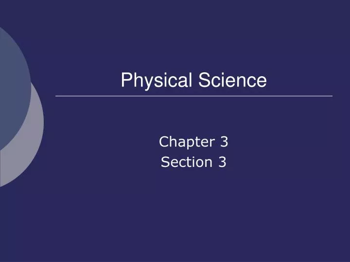 PPT - Physical Science PowerPoint Presentation, free download - ID:4307121