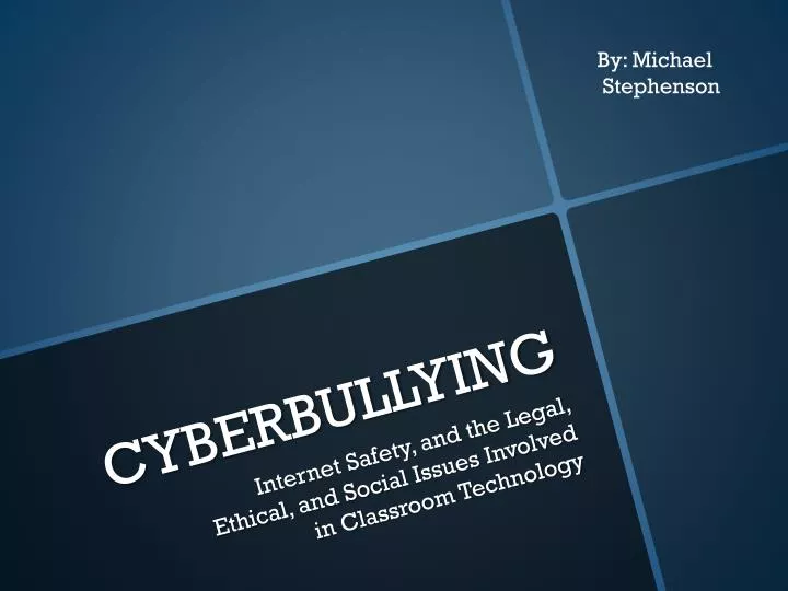 PPT - CYBERBULLYING PowerPoint Presentation, free download - ID:4307781