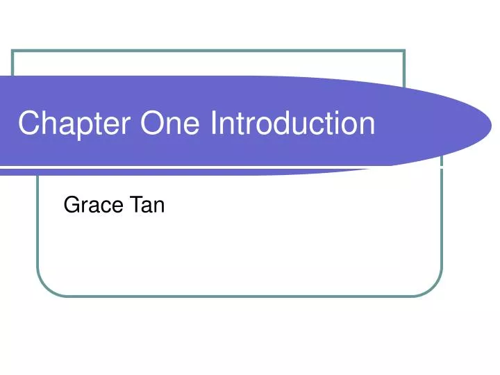 PPT - Chapter One Introduction PowerPoint Presentation, free download ...