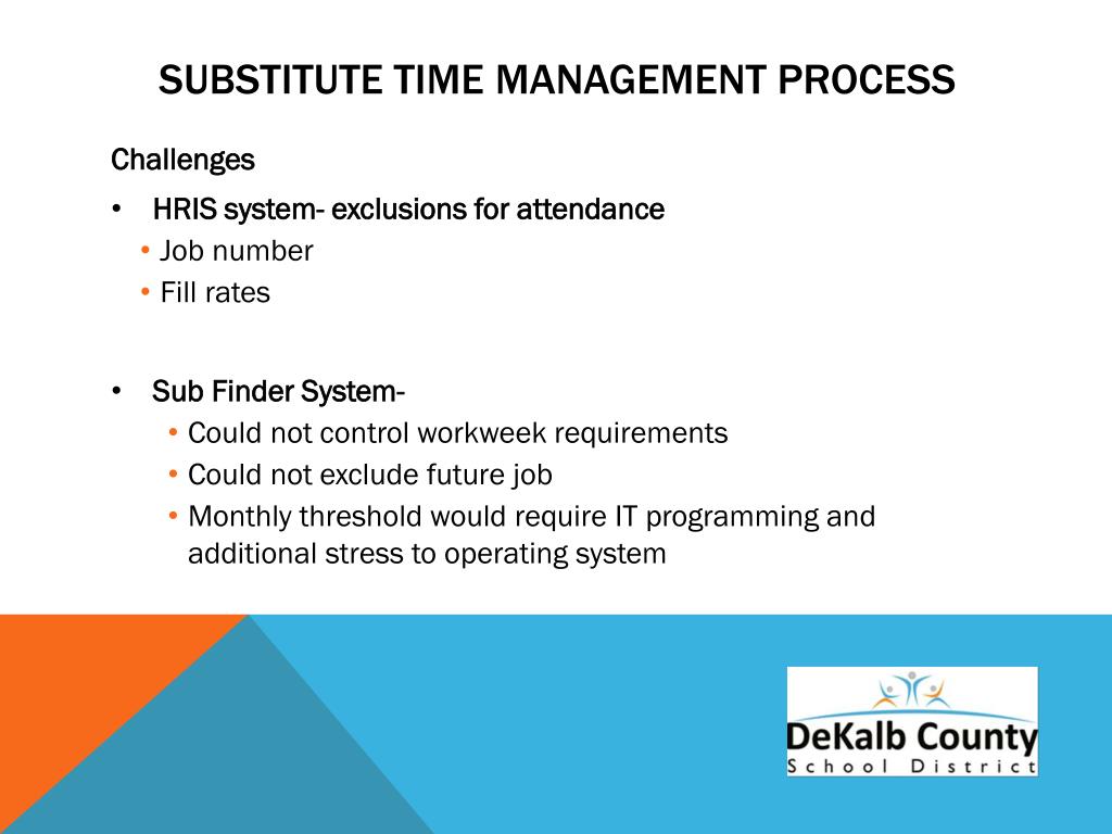 PPT - SUBSTITUTE TIME MANAGEMENT PROCESS 2013-2014 Tekshia Smith, CHRO ...