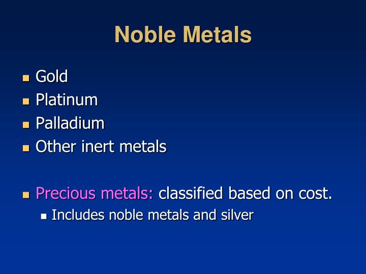 PPT - Materials for Crown & Bridge and Cast Partials PowerPoint ...