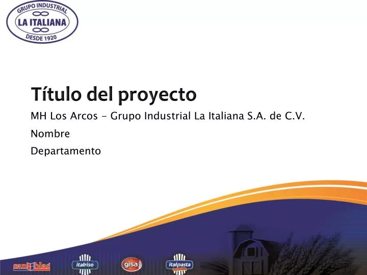 PPT - Título del proyecto PowerPoint Presentation, free download - ID ...