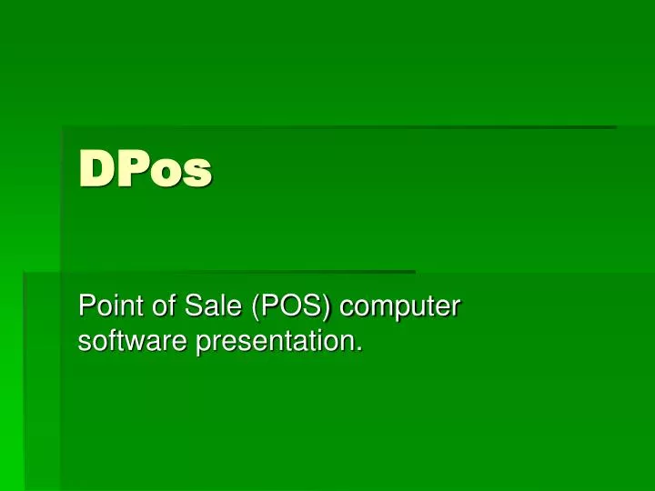 PPT - DPos PowerPoint Presentation, free download - ID:4314139