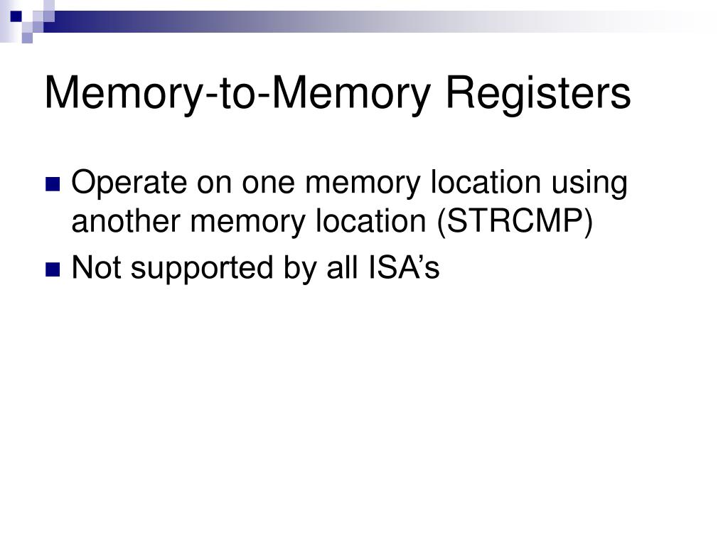 PPT - Instruction Set Architecture PowerPoint Presentation, free ...