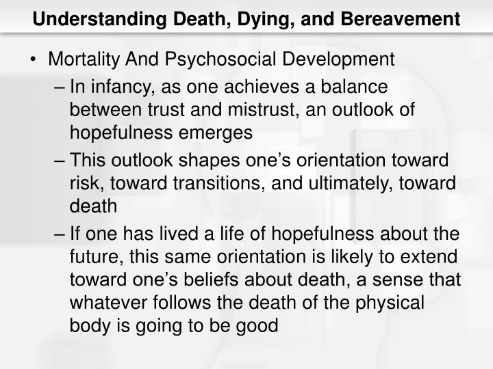 PPT - Chapter 16: Understanding Death, Dying, and Bereavement ...