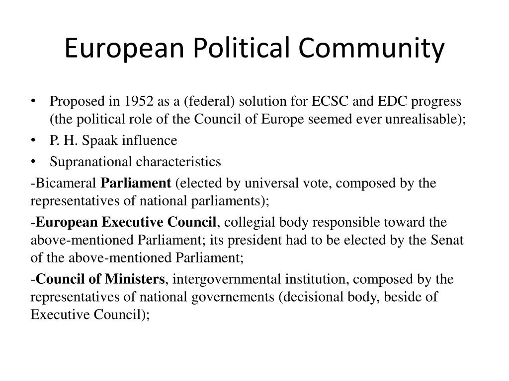 PPT - The Failure of European Defence Community and of European ... PPT - The Failure of European Defence Community and of European ...