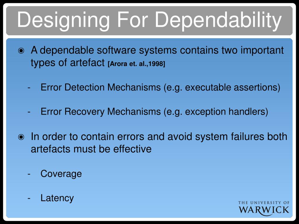 PPT - Towards Understanding the Importance of Variables in Dependable ...
