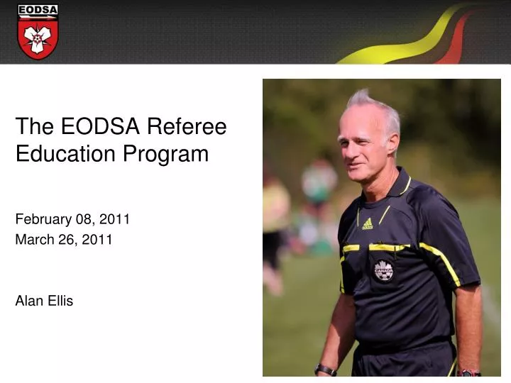 PPT - The EODSA Referee Education Program PowerPoint Presentation, free ...