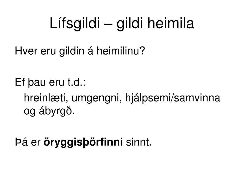 PPT - Uppeldi til ábyrgðar Uppbygging sjálfsaga PowerPoint Presentation ...