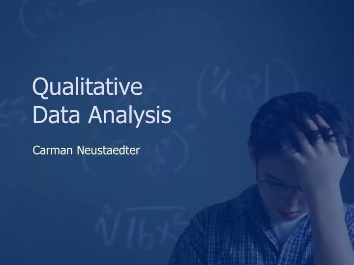 PPT - Qualitative Data Analysis PowerPoint Presentation, free download ...