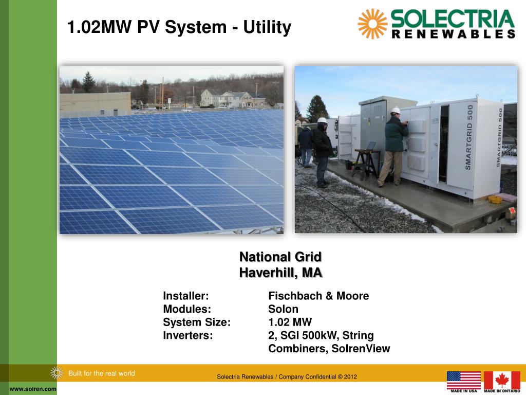 PPT - Solectria Renewables: PV Inverters & Solar Solutions | Efficient ...