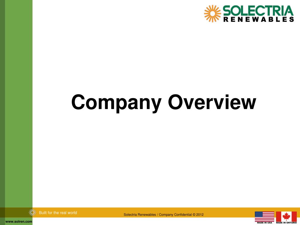 PPT - Solectria Renewables: PV Inverters & Solar Solutions | Efficient ...